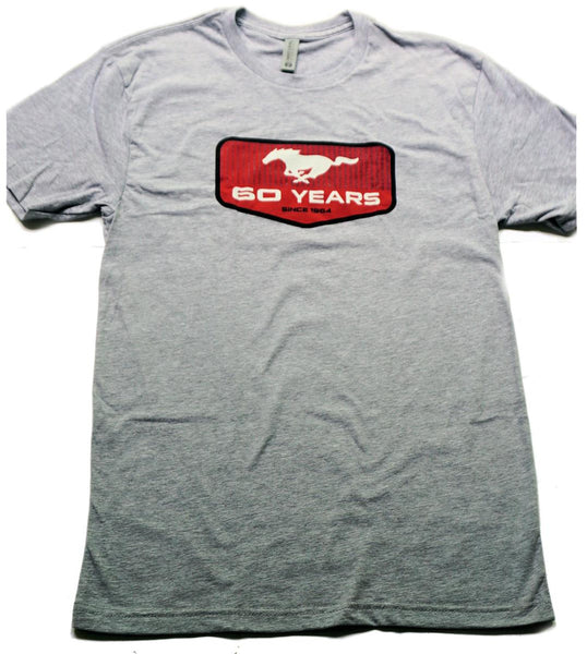 Mustang 60 years gray shirt – The Mustang Trailer