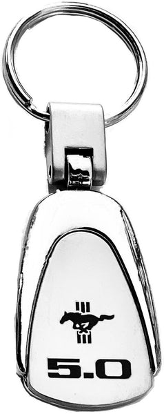 Ford mustang 5.0 teardrop style keychain (old logo) – The Mustang Trailer