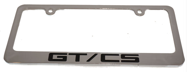 Ford Mustang GT/CS license plate frame in chrome. – The Mustang Trailer