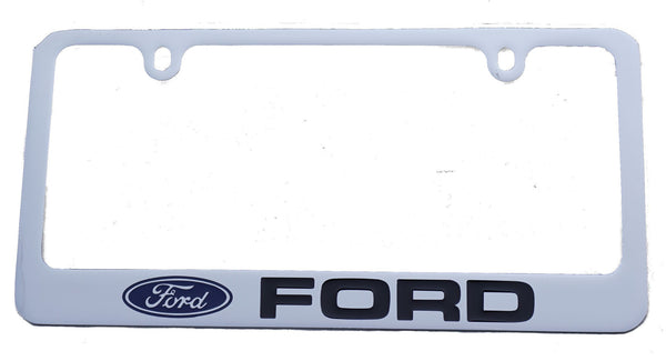 Ford License Plate Frame in chrome – The Mustang Trailer