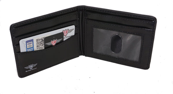 Ford Mustang Wallets (repeat logo) Saffiano Leather – The Mustang Trailer