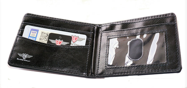 Ford Mustang Bi-Fold Wallets (running horse logo) Saffiano leather ...